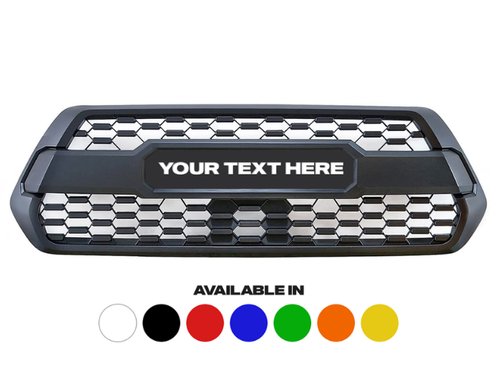 Toyota Tacoma Custom TRD Pro Grille - Fits All 2016-2023 Tacomas ...